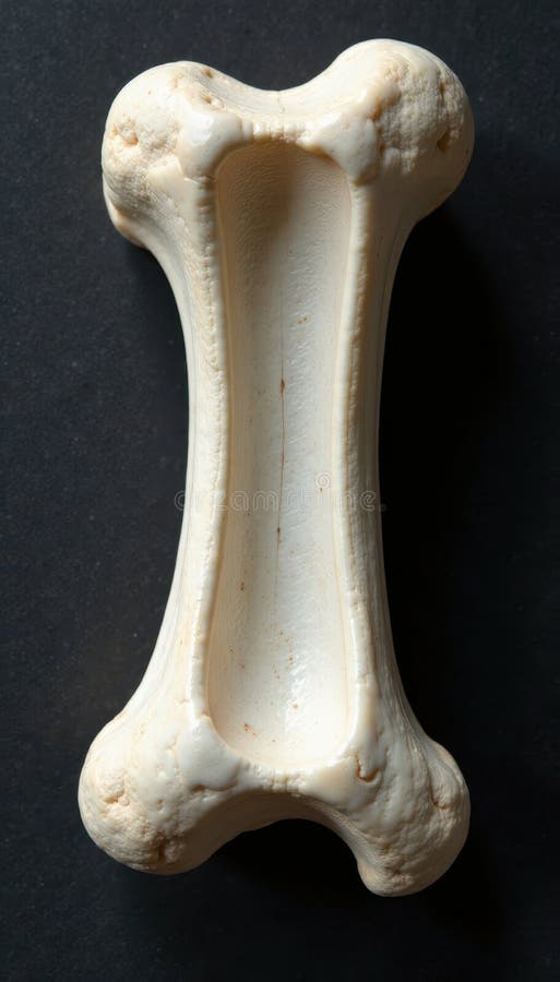 Smooth, Polished Bone Surface; Subtle Striations Visible , Natural ...