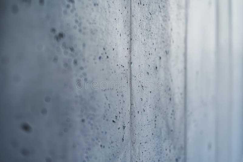 Smooth Polished Concrete Wall Close-up View Stock Illustration ...