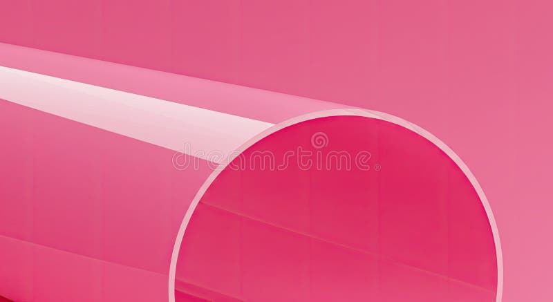 Smooth Polished Pink Acrylic Panel Background Exhibiting an Intense ...