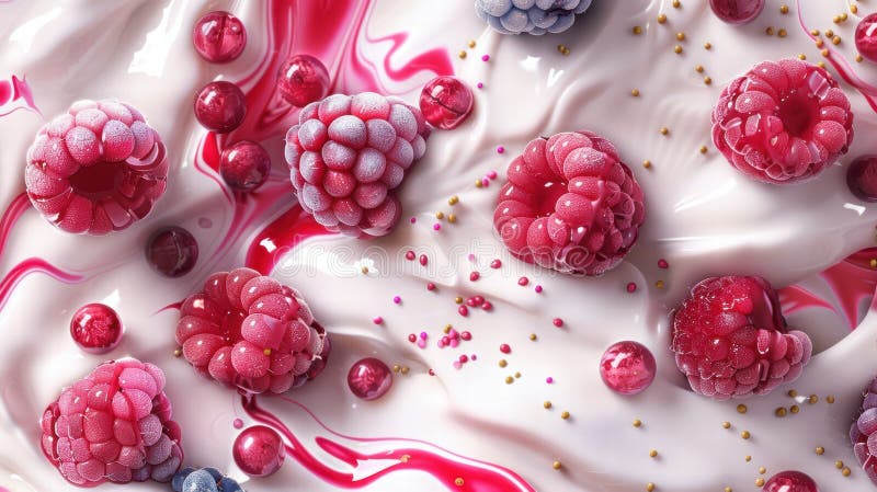 Smooth Probiotic Yogurt with a Creamy Consistency, Ideal for a Healthy ...