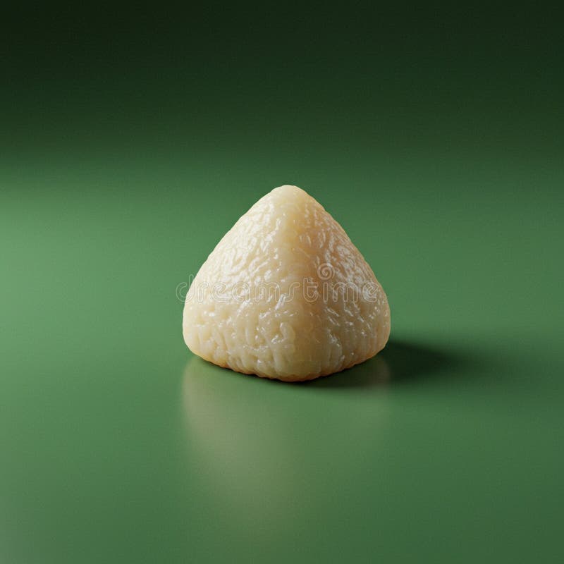 A Smooth, Pyramid-shaped Object with a Creamy, Off-white Texture Sits ...