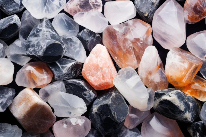 Smooth Quartz Stones Surface Background. Generate Ai Stock Photo ...