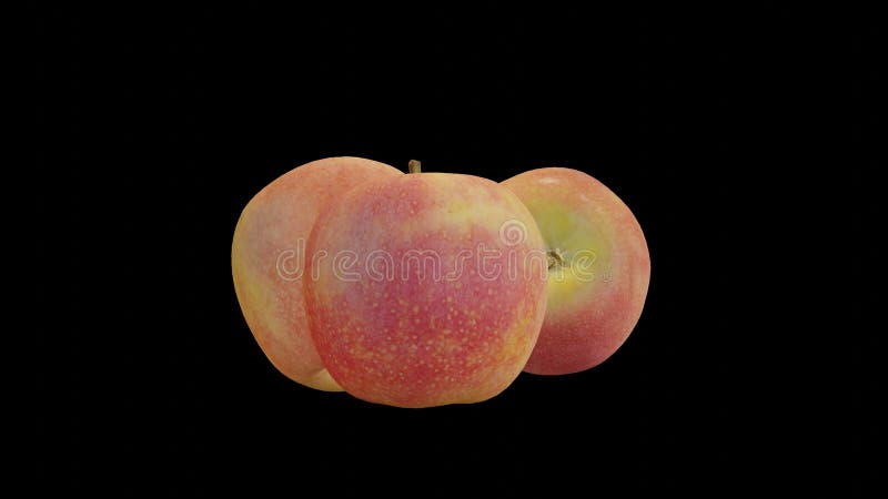 Spinning Apple Animation (mov) with Transparent Background Stock ...