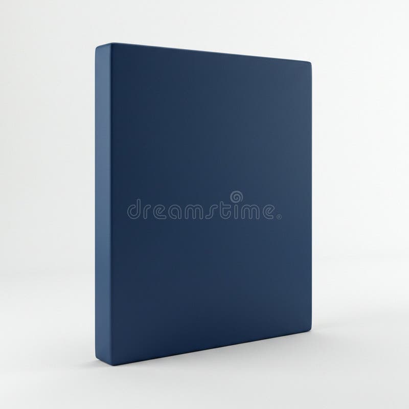 A Smooth, Rectangular, Dark Blue Panel Stands Upright Against a Light ...