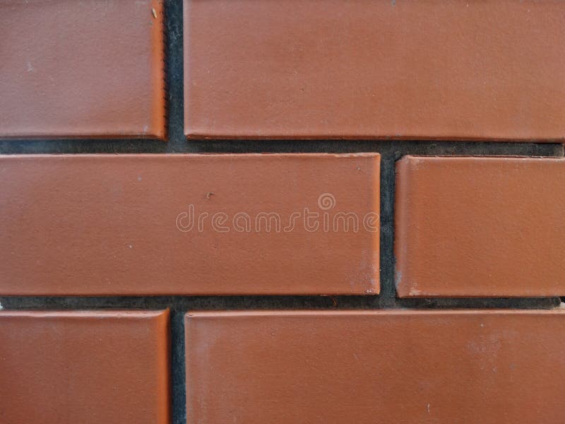 Smooth red brick masonry stock image. Image of brickwork - 200444149