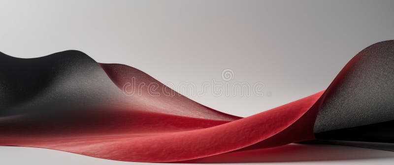 Smooth Red Gradient Transitioning To Black Edges Stock Image - Image of ...