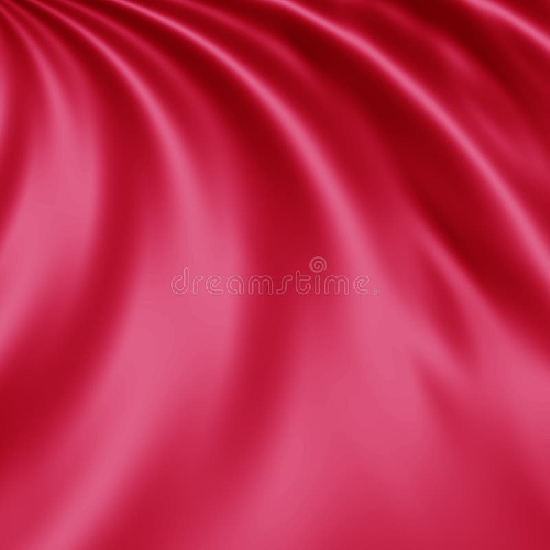 Red silk fabric stock illustration. Illustration of cloth - 3236912