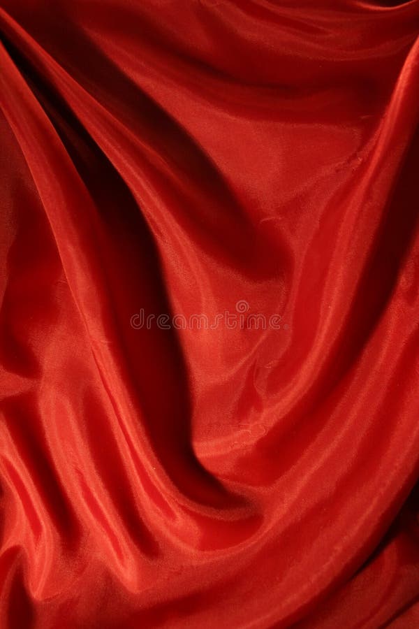 Smooth Red Silk stock photo. Image of luxurious, drapery - 7444902