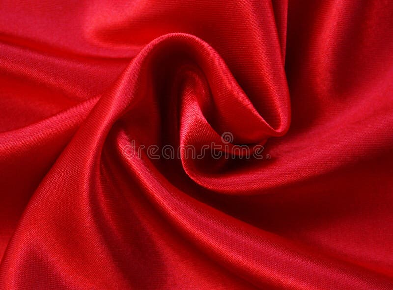 Smooth Red Silk As Background Stock Image - Image of color, decorative ...