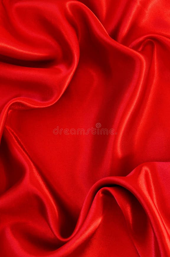 Smooth Red Silk As Background Stock Photo - Image of silk, sensual ...