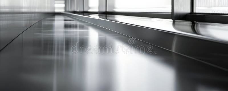 A Smooth, Reflective Metal Surface with Clean Lines and a High-tech ...