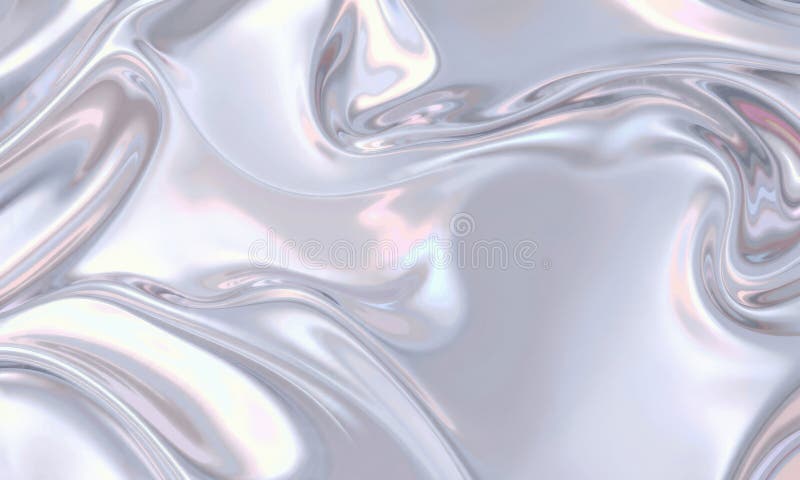 Smooth, Reflective Surface with Holographic Wave Pattern, Showcasing ...