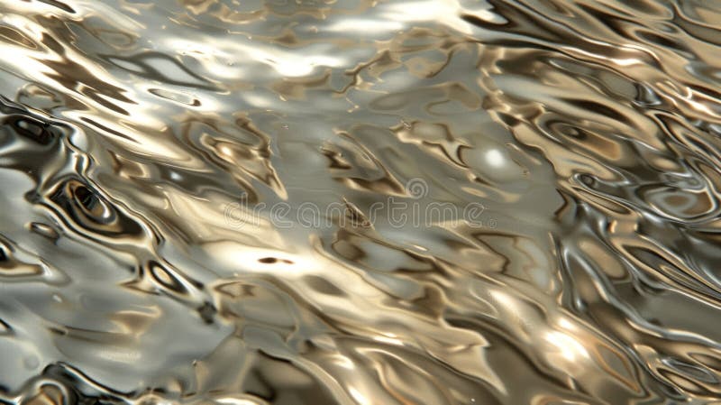 A Smooth Reflective Surface with a Metallic Paint Finish Showing ...