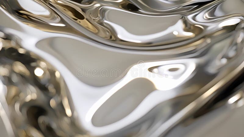 A Smooth Reflective Surface with a Metallic Paint Finish Showing ...