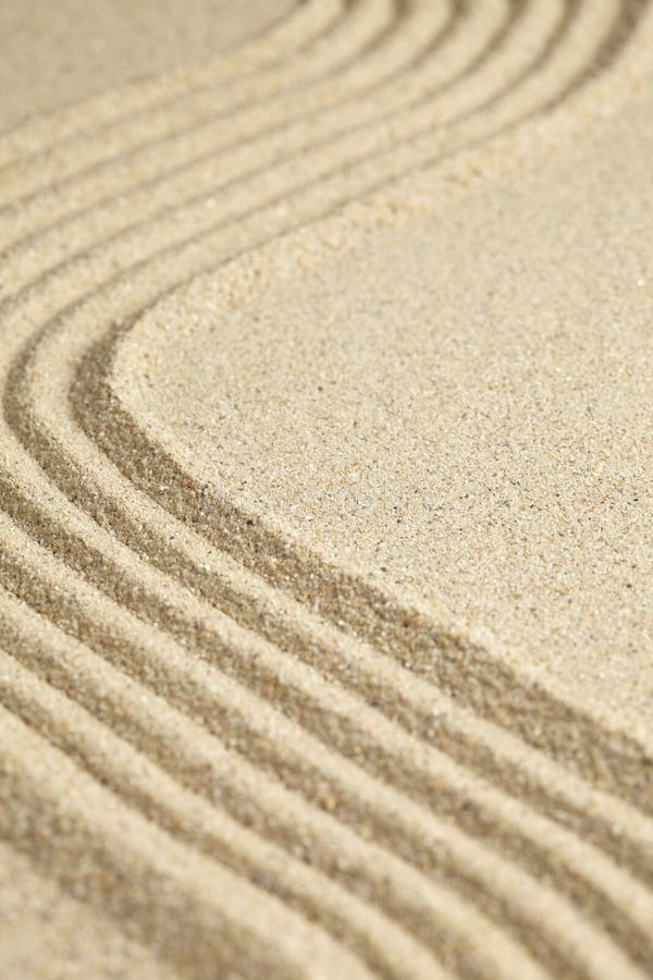 Smooth and Rippled Sand Surface Stock Image - Image of simplicity ...