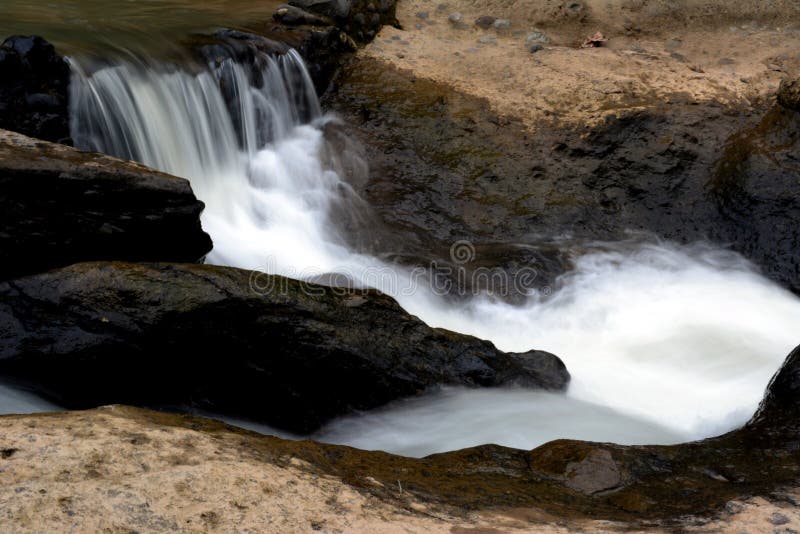 Smooth River in the Mountains Stock Photo - Image of spring, fall: 95171868
