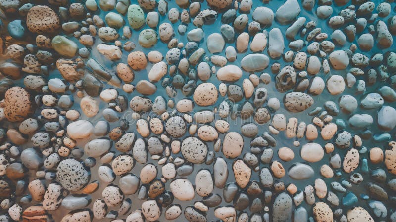 Smooth River Rocks Background Texture, Natural Good Resolution Stock ...