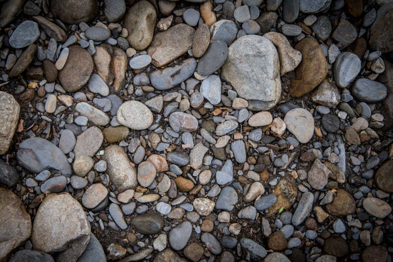 Smooth River Rocks on Bank Texture Stock Image - Image of pebble ...
