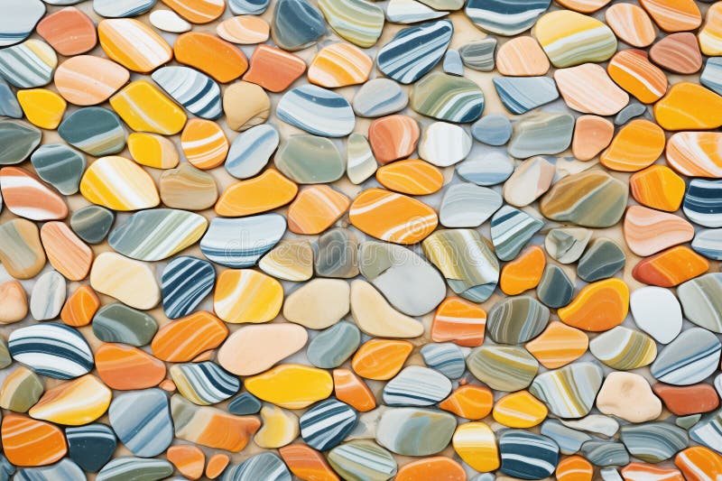 Smooth River Stone Surface Pattern Stock Illustration - Illustration of ...