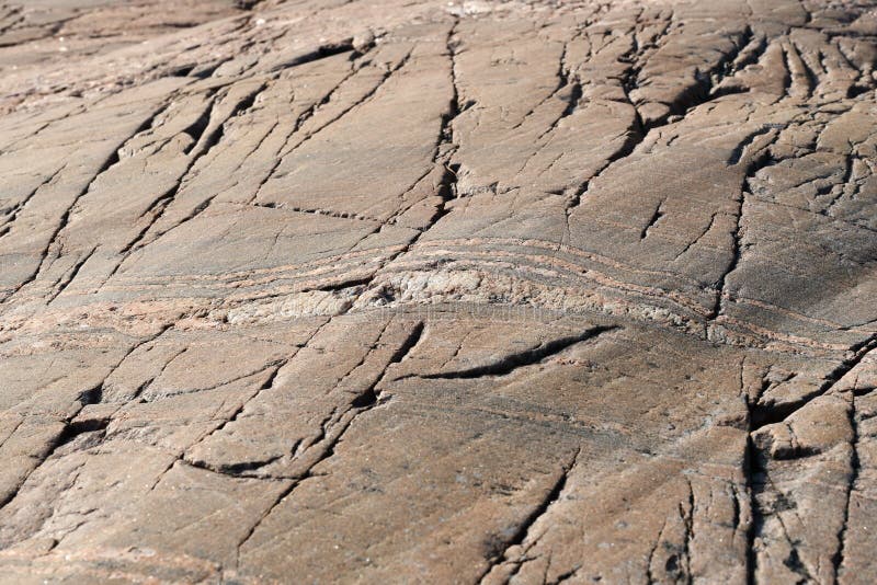 Smooth Outcrop with Pattern Stock Photo - Image of pattern, terrain ...