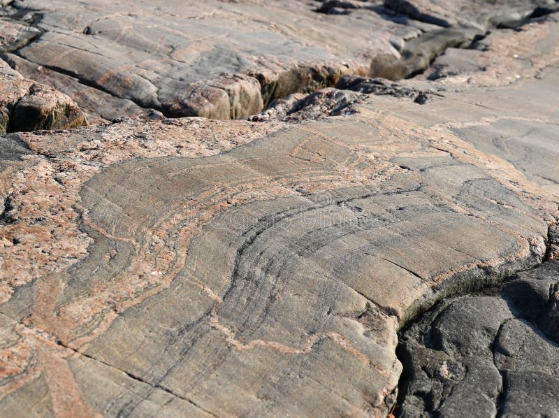 Smooth Outcrop with Pattern Stock Photo - Image of outcrop, archipelago ...
