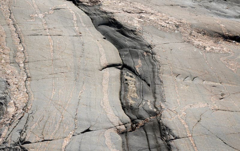 Smooth Outcrop with Pattern Stock Image - Image of formation, smooth ...