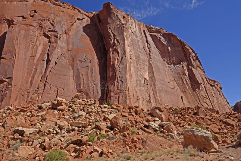 Cliffs on a desert island stock image. Image of stone - 60454753