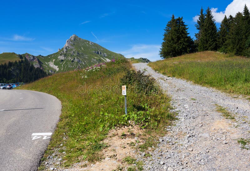 Smooth And Rough Road Intersection Stock Photo - Image of exploration ...