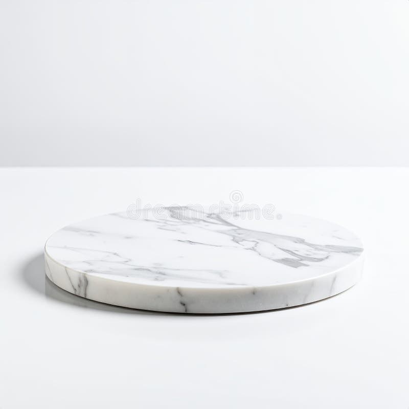 Elegant Circular Marble Display Stand, Minimalist Aesthetic and ...