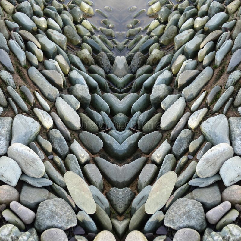 Smooth Round Pebble Stones Abstract Art Background Stock Photo - Image ...