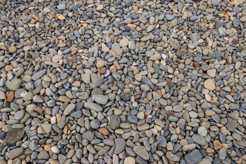 Smooth Round Pebbles Texture Background Stock Image - Image of material ...