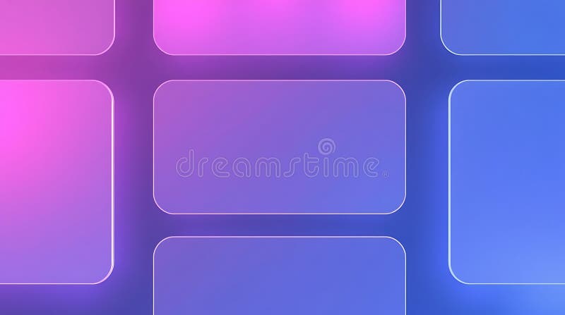 Abstract Geometric Design: Soft Gradient Blocks in a Modern Style Stock ...