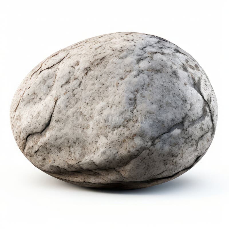 Smooth Rounded River Rock with a Mottled Texture Perfect for La Stock ...