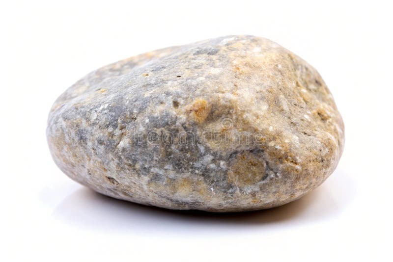 Stone Isolated on White Background Stock Illustration - Illustration of ...