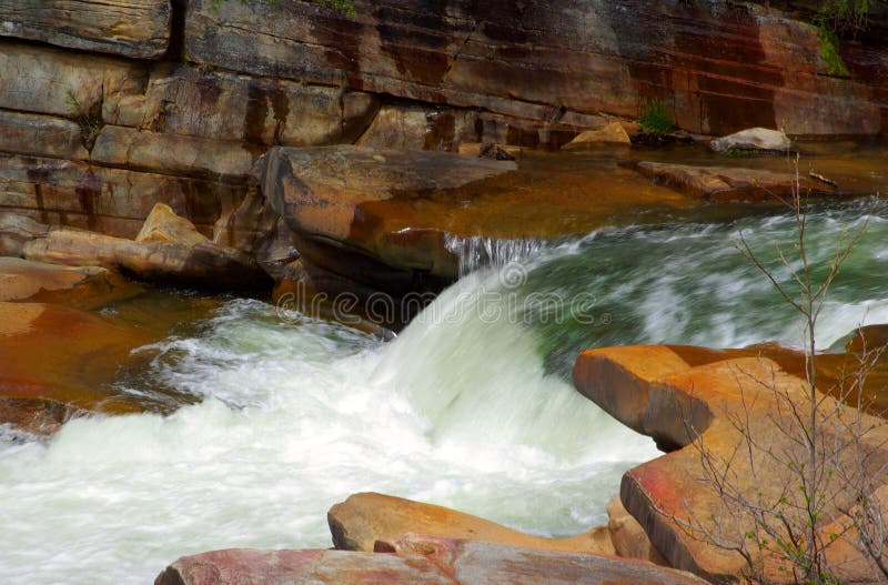 Smooth Running stock image. Image of white, waterfalls - 10653087