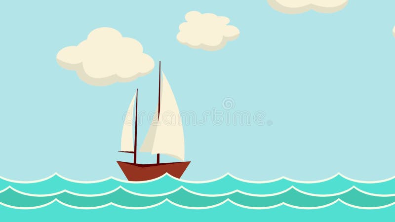 Smooth sailing stock video. Video of nautical, background - 215786277