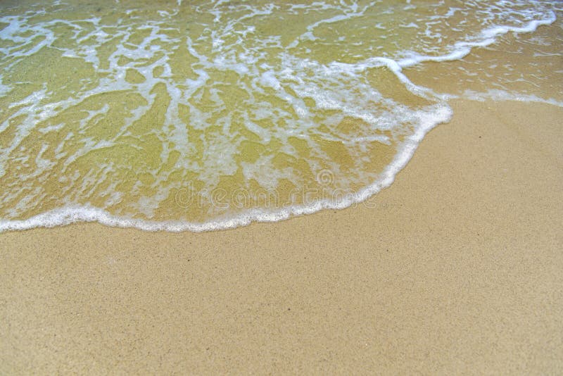 Smooth Sand and Beautiful Waves, Suitable As a Background for Writing ...
