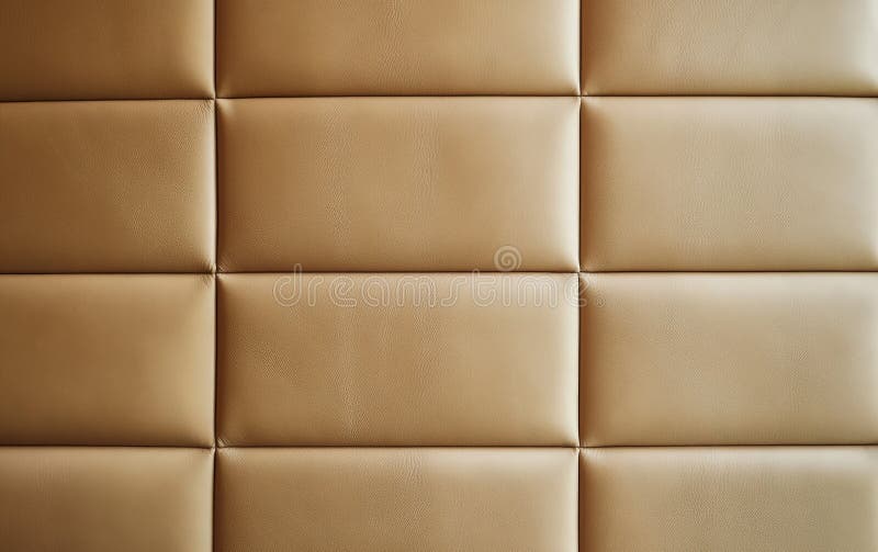 Smooth Sand-colored Leather Wall Panel with Subtle Textural Variations ...