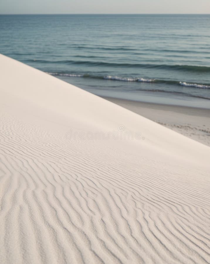 Smooth Sand and Tranquil Waves Background Stock Image - Image of ...