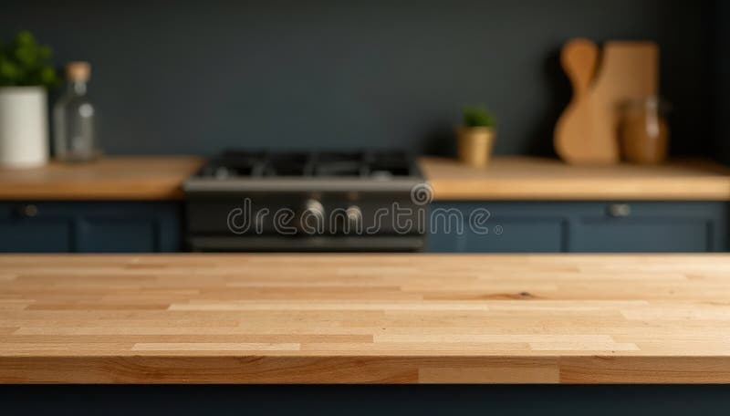 Smooth Sanded Butcher Block, Subtle Wood Grain, Light Brown, Kitchen ...