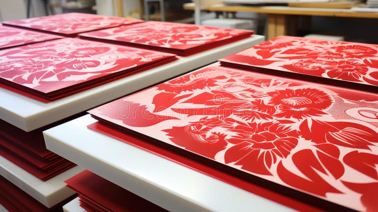 Smooth Screen Printing Texture Stock Illustration - Illustration of ...