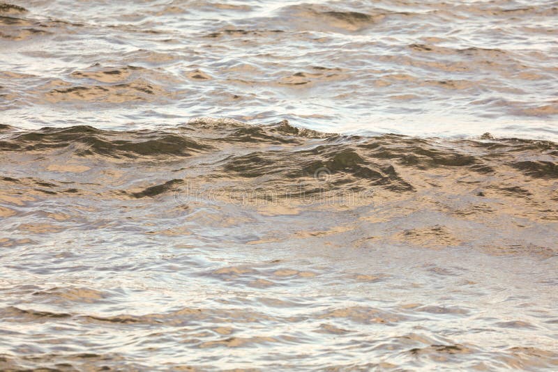 Smooth Sea Water at Sunset As an Abstract Background Stock Photo ...