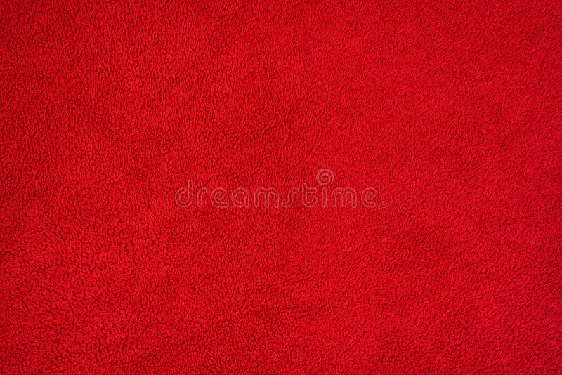 Smooth Seamless Texture of a Terry Towel. Red Color Stock Photo - Image ...