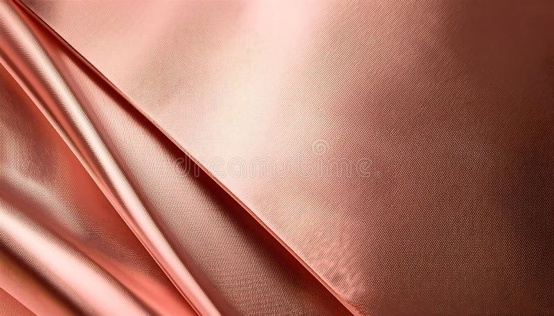 Smooth, Shimmering Rose Gold Surface with Diagonal Light and Shadow ...