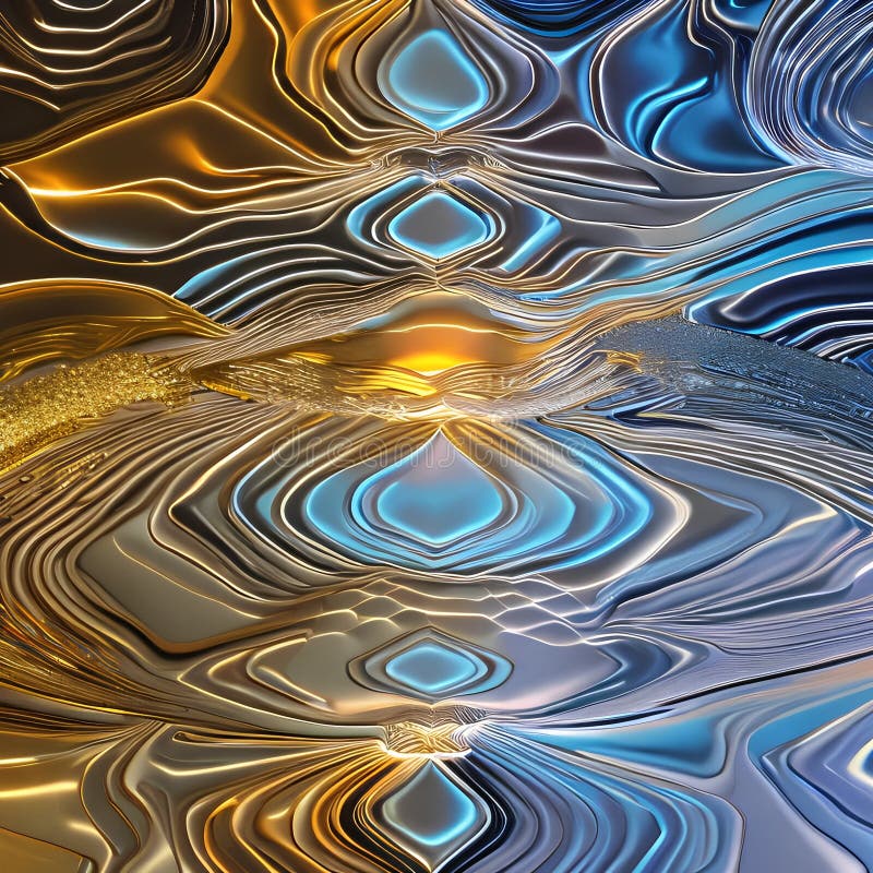 A Smooth and Shiny Interpretation of a Gemstone, with Reflective ...