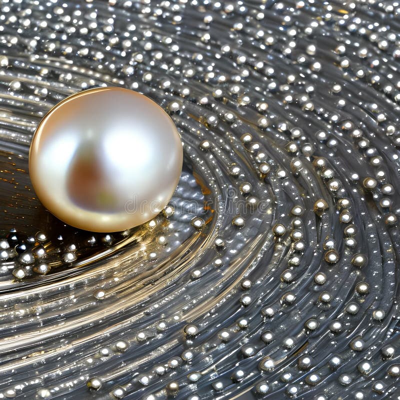 A Smooth and Shiny Interpretation of a Pearl, with Reflective Textures ...