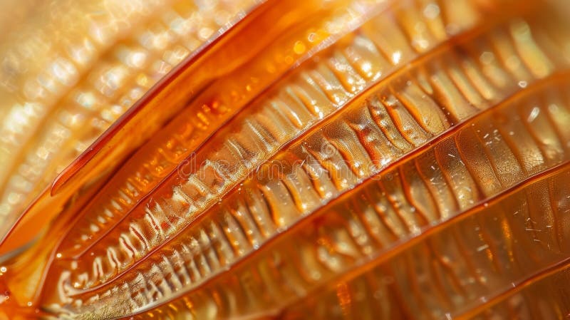 The Smooth and Shiny Surface of a Beetles Shell Revealing the Fine ...