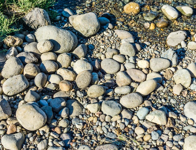 Shoreline Rocks and Sea stock image. Image of marine - 125034367