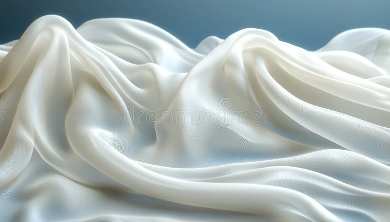 Smooth Silk Wave Pattern, Elegance and Luxury Decoration Generated by ...