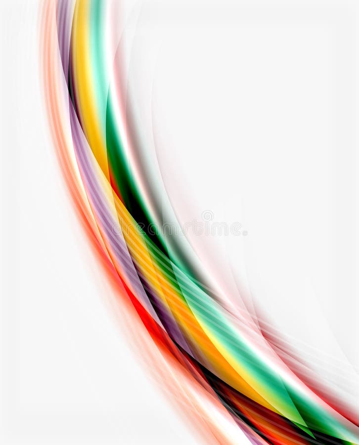 Smooth silk wave template stock vector. Illustration of liquid - 80104472